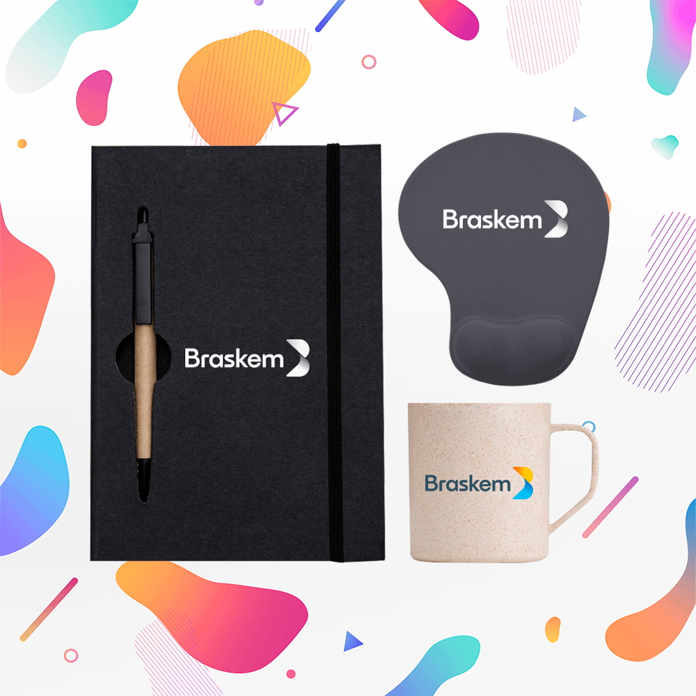 Kit Home Office Básico Personalizado - HM Brindes